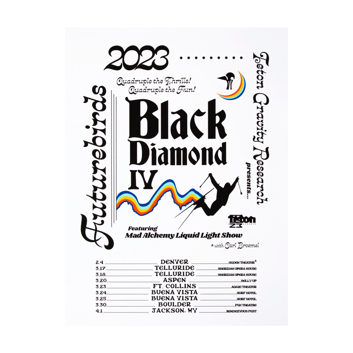 Black Diamond IV Poster – Futurebirds Merch